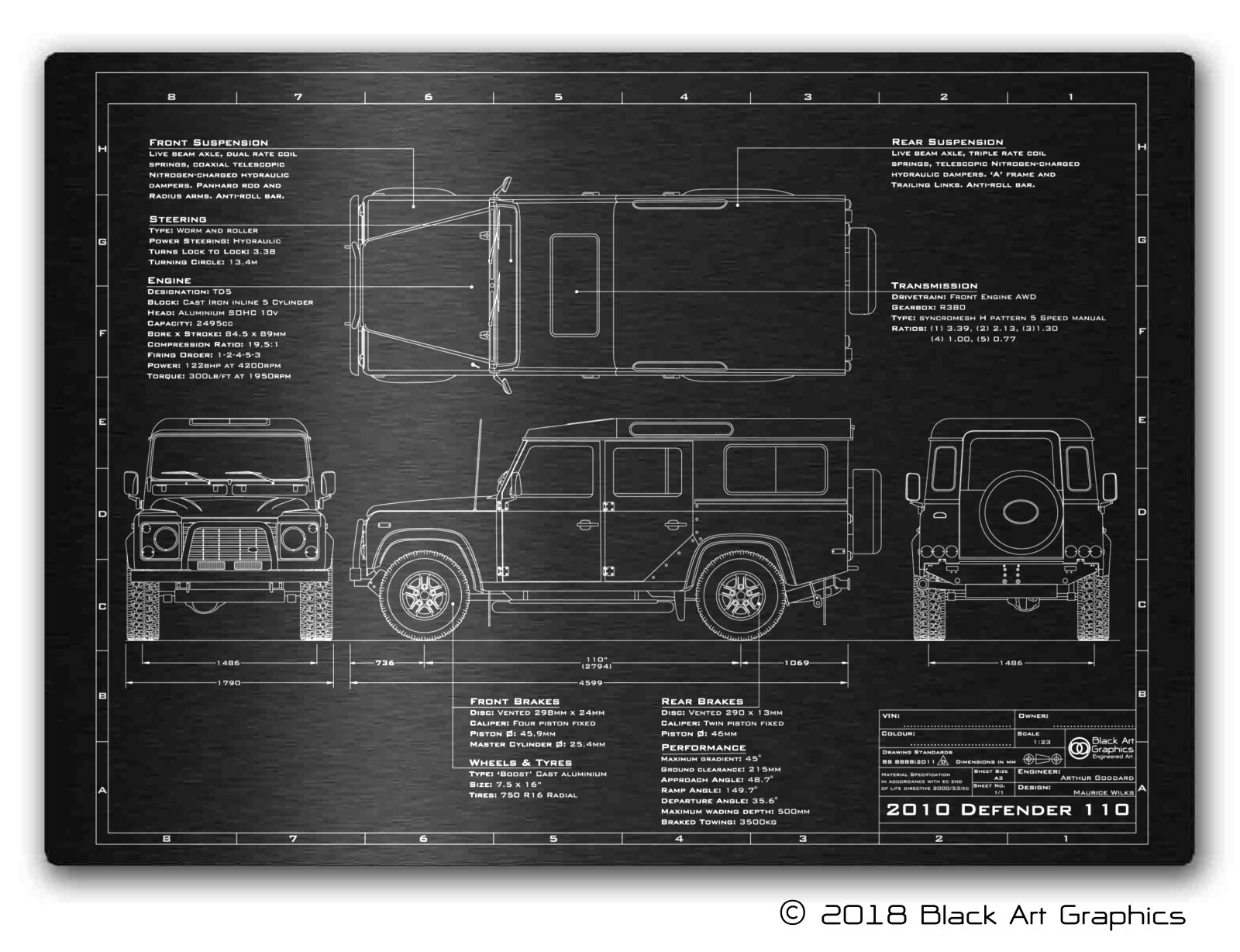 Land Rover Defender 110 Interior Dimensions